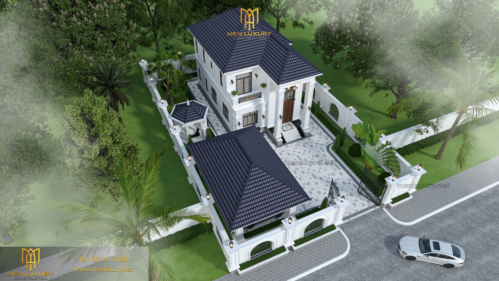 Home Design - Exterior Design - Neo Classical Style Villa - ML - Villa - 168 - V124 | Men Luxury