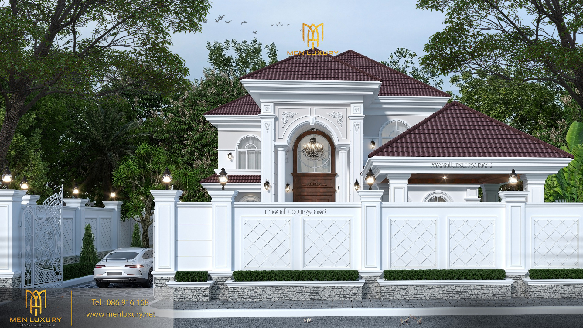 Home Design - Exterior Design - Neo Classical Style Villa - ML - Villa - 168 - V126 | Men Luxury